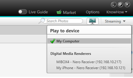 Nero Receiver-Nero Knowhow