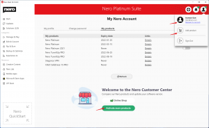 How to redeem an activation code in Nero Start?-Nero Knowhow