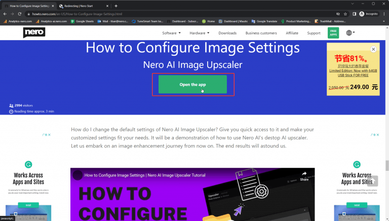 Release Notes - Nero Start