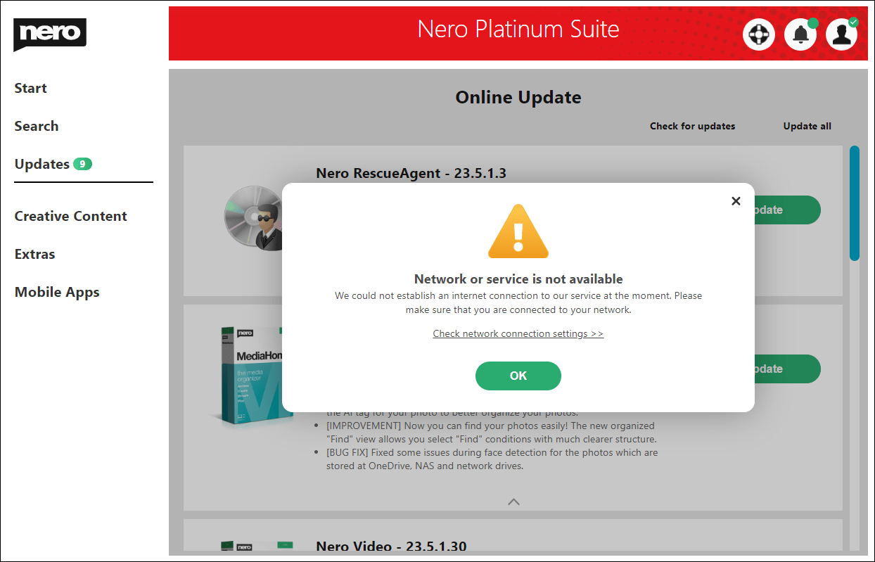 CannotDownloadDuetoNetwork – Nero Knowhow