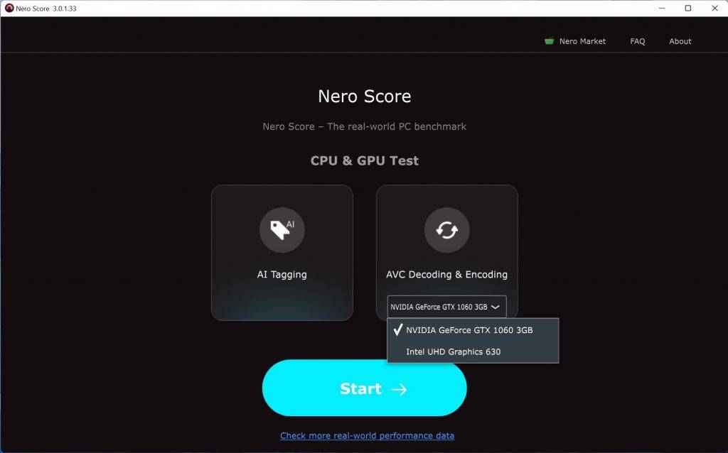 Use Nero Score to compare the performance of your integrated and ...