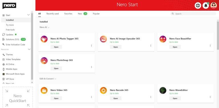 New Nero Start – Launch any version with ease, 7-day Free Trial ...