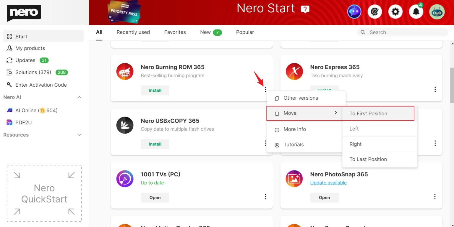 Release-Informationen – Nero Start – Nero Knowhow