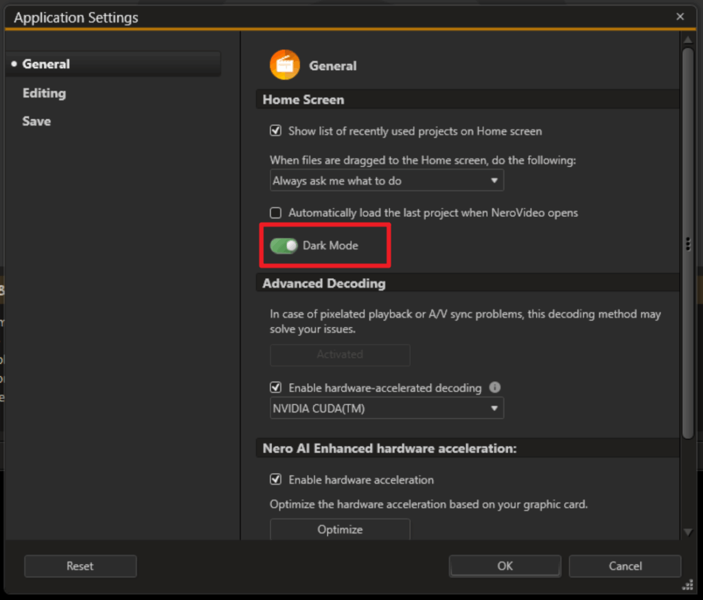 Nero Video 2026 Update Brings Dark Mode for a Sleeker Editing Experience – Nero Knowhow