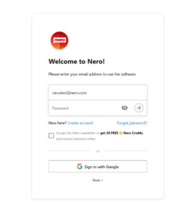 Nero Account – Nero Knowhow