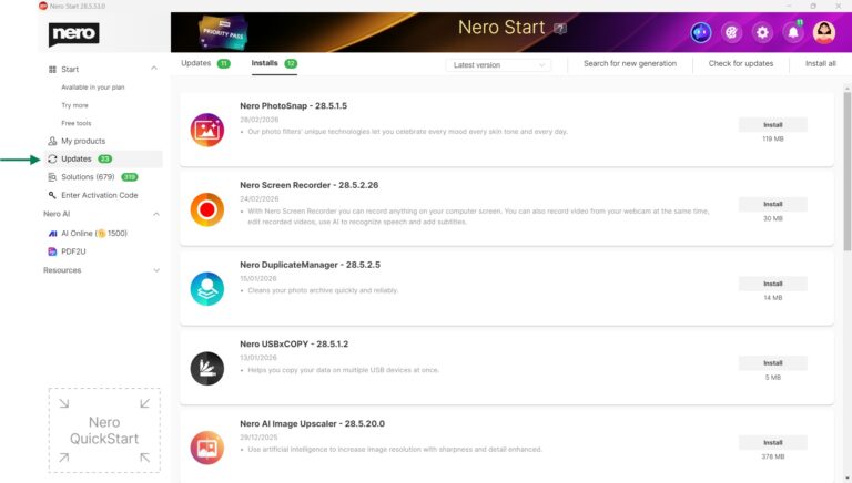 Nero Account – Nero Knowhow